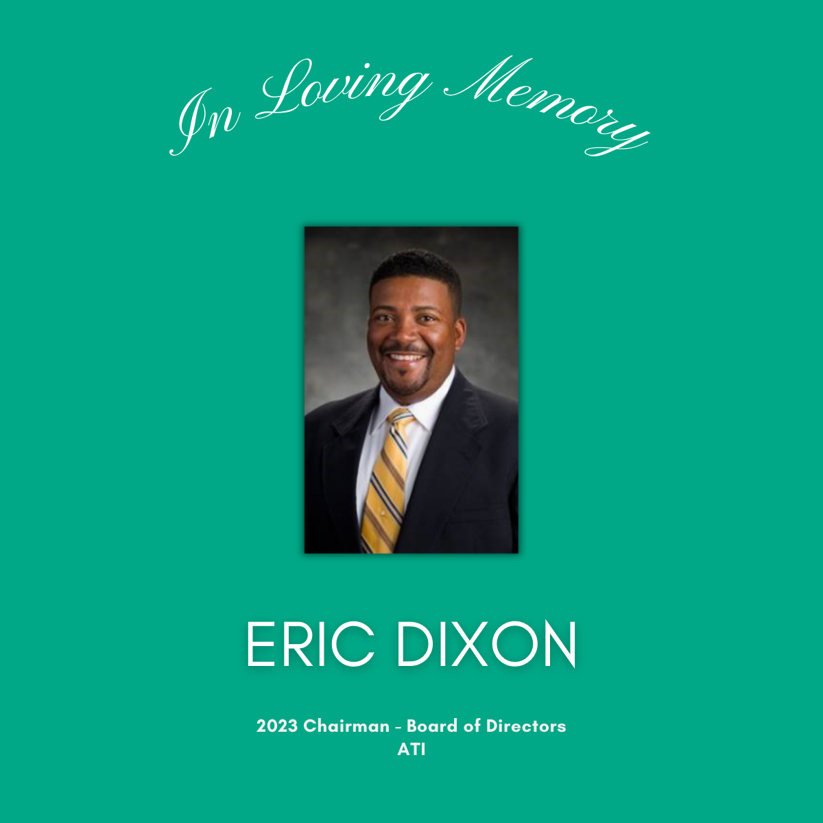 Scholarship Announced in Honor of 2023 Board of Directors Chair Eric ...